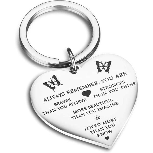 商品名Udobuy ステンレススチールペンダント 「Always Remember You are Braver Than You Believe」インスピレーショナルな文字刻印チャームネックレスUdobuy  Stainless Stee...