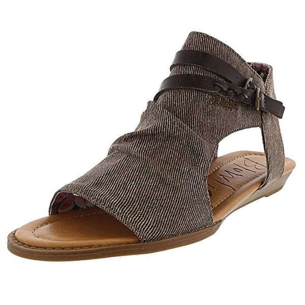 商品名: [ブローフィッシュ] Women's Blumoon Tobacco Dyecut Mud Smokey Twillight Ankle-High Fabric Wedged Sandal - 7M Blowfish Malibu...