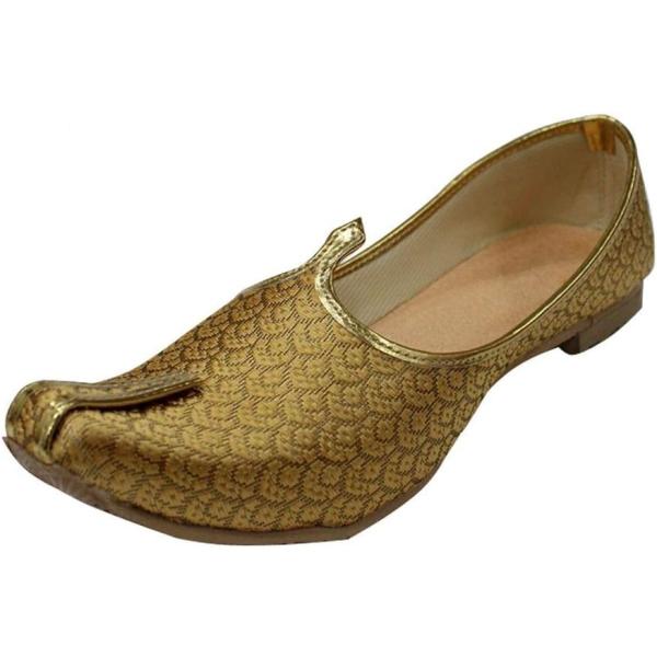 商品名[Stop n Style] メンズ US サイズ: 10/EURO 43 カラー: ゴールドStop n Style Mens Gold Antique Wedding Shoes Formal Shoes Handmade Joo...