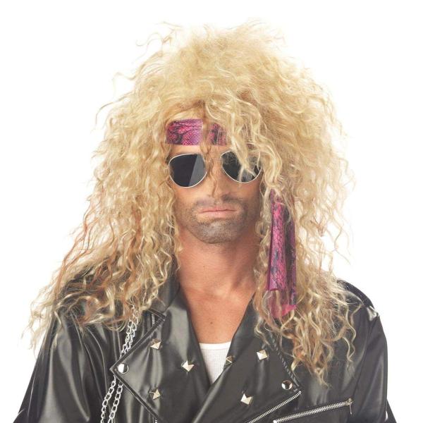 商品名: ヘヴィメタルロッカー ウェーブウィッグ(ゴールド) California Costumes Men's Blonde Heavy Metal Rocker Wigブランド: California Costume商品サイズ: One...