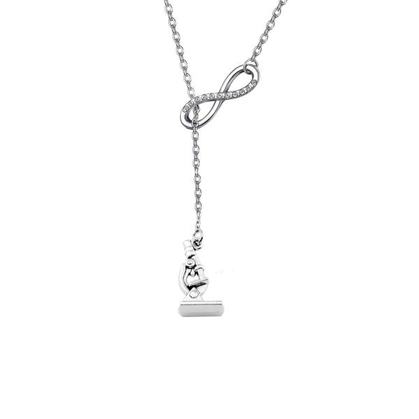 商品名: FUTOP 科学ギフト 生物学者科学ジュエリー DNA顕微鏡 ラリアット Yネックレス 科学者や化学者へのギフトに FUTOP Science Gift Biologist Science Jewelry DNA Microsco...