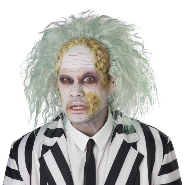 商品名: ビートルジュース風 ヘッドピース ウィッグつき 大人用 California Costumes Men's Obnoxious Ghost Bald Cap Wig, Green/Gray, One Sizeブランド: Calif...