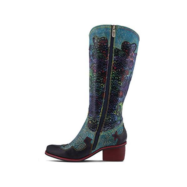 商品名: L'ARTISTE ロデオ US サイズ: 5.5-6 カラー: ターコイズ L'Artiste Spring Step Women's Rodeo Boot Turquoise Multi EU 36 / US 5.5-6ブラン...