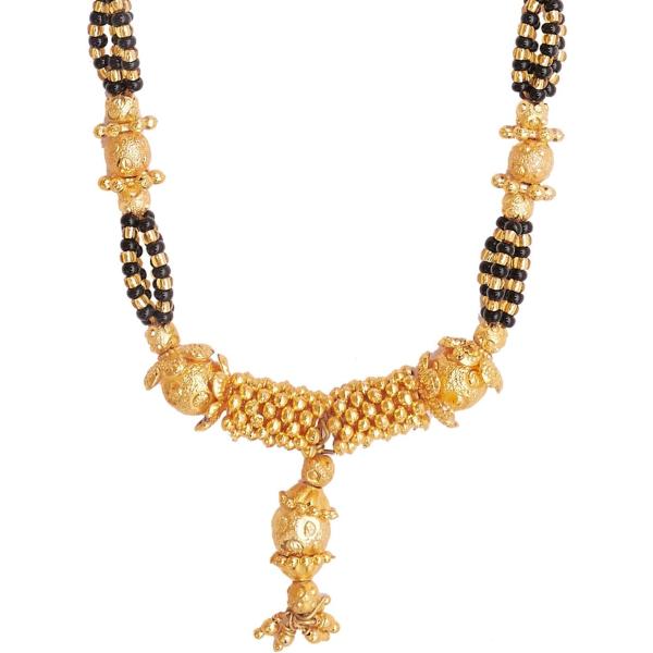 商品名bodha 24K Gold Plated Traditional Indan Thushi Mangalsutra Style Necklace Jewelry for Women &amp; Girls (SJ_2741)ブランド...