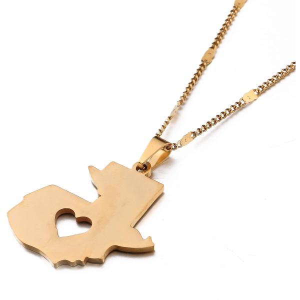 商品名Yongkan ジュエリー グアテマラ地図ペンダントネックレス レディース グアテマラハートマップYongkan Jewelry Guatemala Map Pendant Necklace for Women Guatemalan ...
