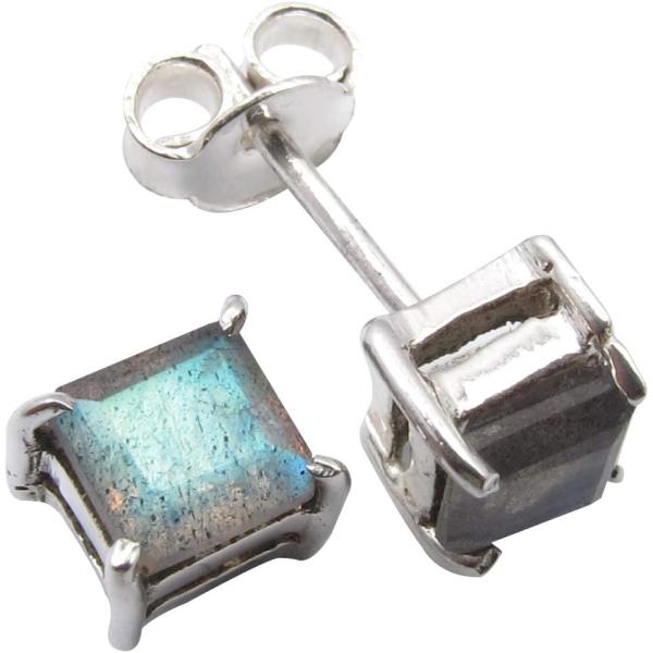 商品名SilverStarJewel Genuine Labradorite Ear Stud Earrings 0.5 cm Sterling Silver Fashion Jewelryブランド：SilverStarJewel商品サイズ...