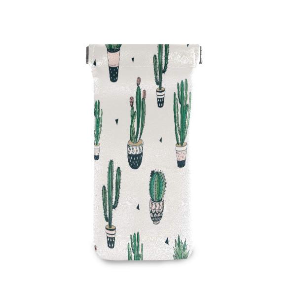 商品名:  MOYYO Succulents and Cactuses Eyeglass Pouch Squeeze Top Portable Sunglasses Bag Pouch PU Leather Eyeglass Goggles...