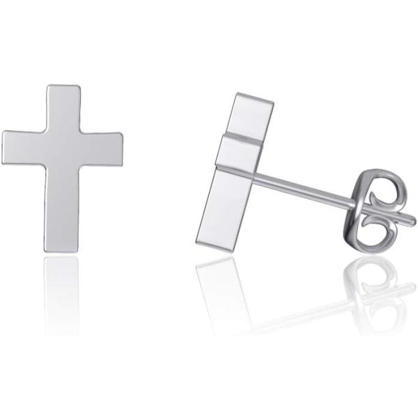 商品名Dayna Designs クロスポストイヤリング - シルバー - スターリングシルバージュエリー S レディース/ガールズ用Cross Post Earringsブランド：Dayna Designs商品サイズ：高さ：2.3 cm横...