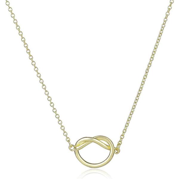 商品名QIAN0813 インフィニティ シンボル 永遠の愛 ノット ハート ネックレス タイ ノット ペンダント ネックレス ブライズメイド ギフトQIAN0813 Infinity Symbol Forever Love Knot Hea...