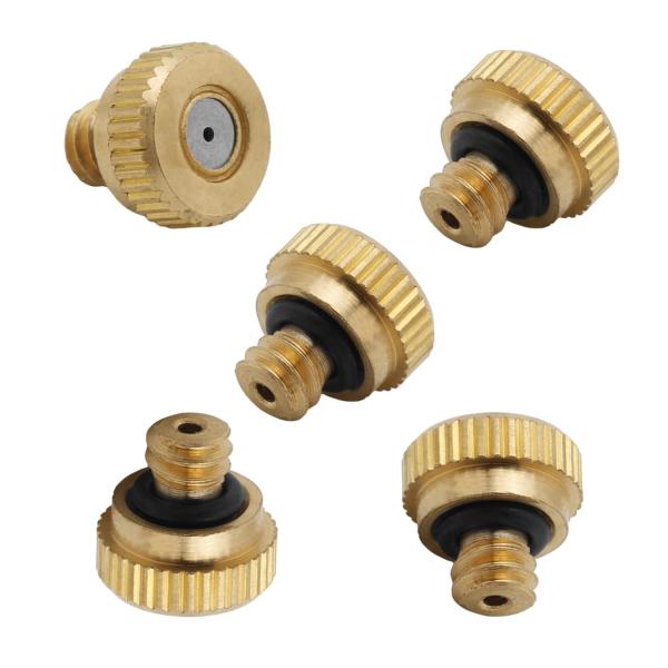 商品名: MroMax 0.15mm オリフィス直径9mm 真鍮ミストノズル ゴールドトーン 1個 5PCS 0.8 MRO191115B-0050 MroMax 5Pcs Brass Misting Nozzle - 3/16 Threa...