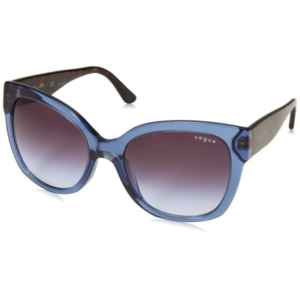 商品名: Vogue Eyewear レディース Vo5338s バタフライサングラス US サイズ: 54 mm カラー: ブルー Vogue Eyewear Women's VO5338S Butterfly Sunglasses, T...