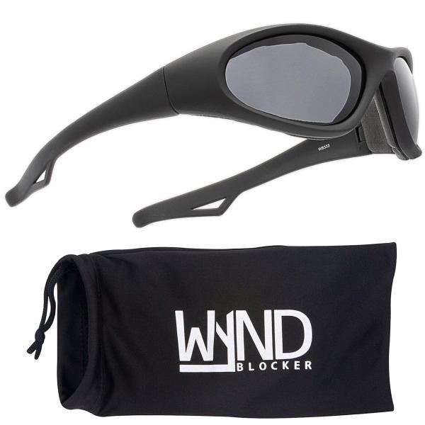 商品名: WYND ブロッカー防風サングラス バイク スポーツ 運転 サイクリングラップ カラー: ブラック WYND Blocker Wind Resistant Sunglasses Motorcycle, Sports, Drivin...
