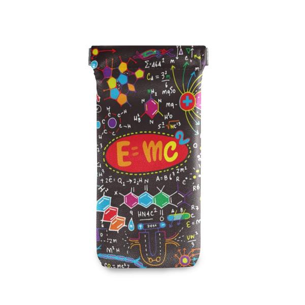 商品名:  AUUXVA Sunglasses Pouch Education Physics Mathematics Squeeze Top Glasses Pouch Portable Sunglasses Bag Case PU Le...