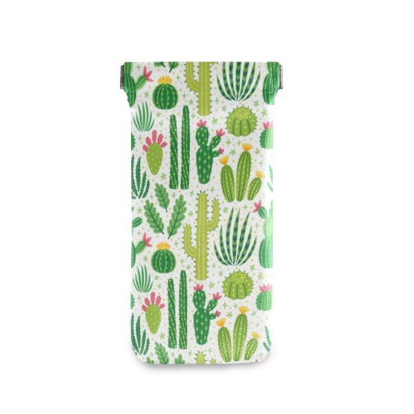 商品名:  AUUXVA Sunglasses Pouch Succulents Cactus Flower Pattern Squeeze Top Glasses Pouch Portable Sunglasses Bag Case PU...