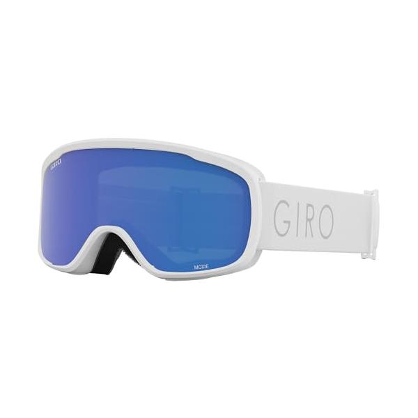商品名: Giro Moxie レディース スノーゴーグル - ホワイトコアライトストラップ グレーコバルト/イエローレンズ付き (2021) Giro Moxie Ski Goggles - Snowboard Goggles for W...