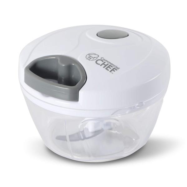 商品名: Commercial Chef ミニスライサー 5インチ x 3.7インチ ホワイト COMMERCIAL CHEF Mini Food Chopper with Easy Grip Handle, Veggie Chopper ...