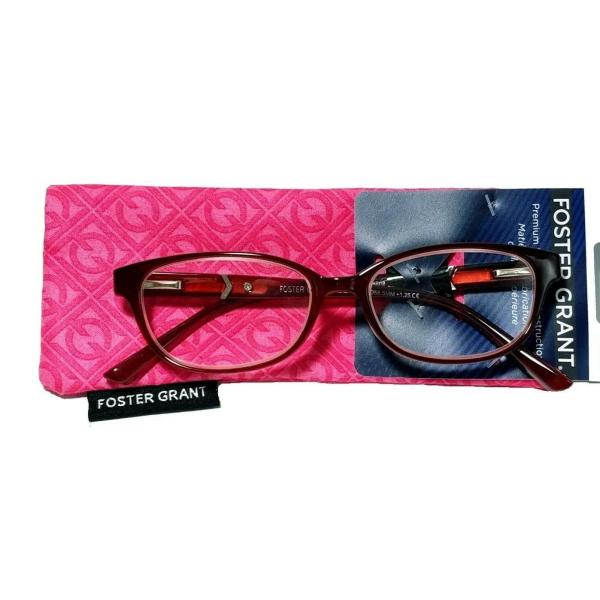 商品名:  Foster Grant Coloread Wine Evalina Women's Reading Glasses with Case +1.25ブランド: Foster Grant商品サイズ: 1.25高さ: 19.5cm横...
