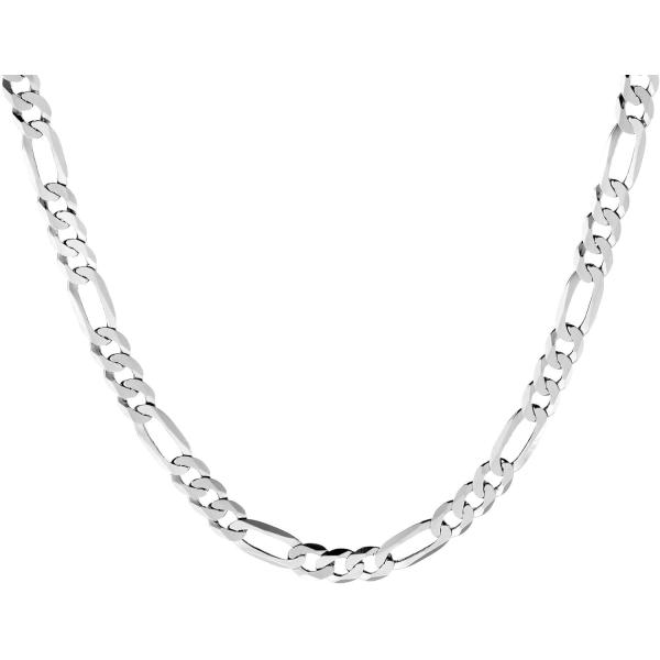 商品名Quadri フィガロリンクチェーン 925スターリングシルバー イタリア製 5mm ネックレス レディース/メンズ/ガールズ/ボーイズ用 16~30インチ プレミアム品質 イタリア製 ギフトボックス付き メタリックQUADRI - ...