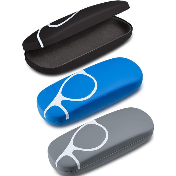 商品名:  3 Pieces Hard Shell Clamshell Eyeglasses Case Protective Sunglasses Case Portable Glasses Protection Case with 3 P...