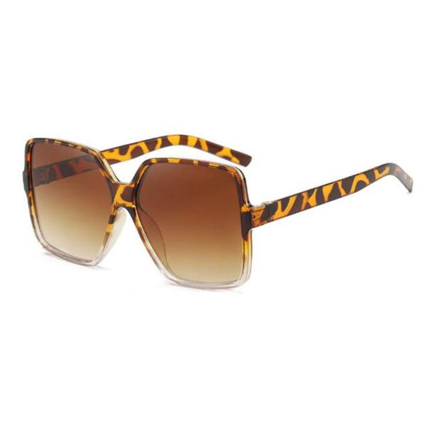 商品名:  Color Mirror Lens UV Blocking Square Large Frame Sunglasses Smooth Finish Sun Glasses for Men and Women (Bean flow...