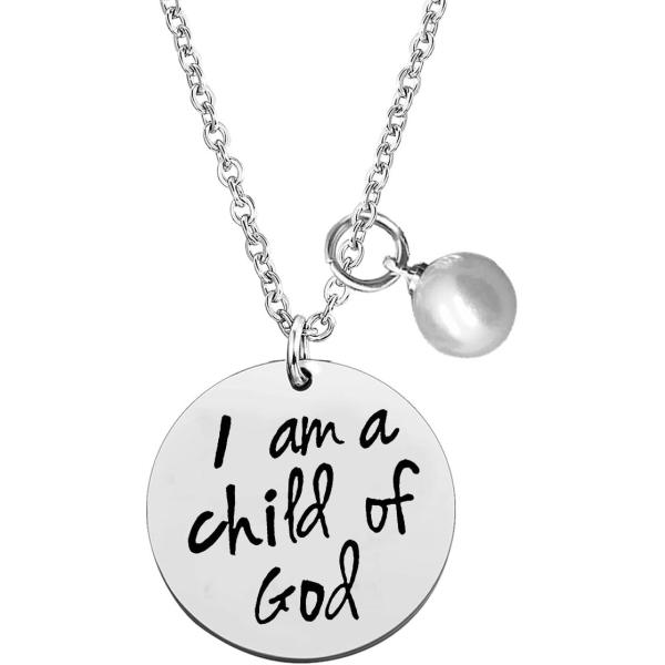 商品名女神の娘ギフト 女性や女の子に I am a Child of Godネックレス 初聖体拝領ギフト 洗礼ギフト 神の子供への宗教ジュエリー 女神娘ネックレスギフトXiahuyu Goddaughter Gifts for Women ...