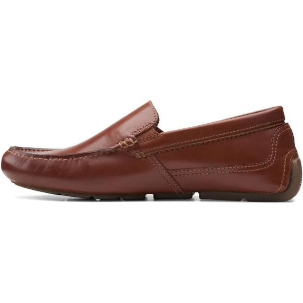 商品名Clarks mens Markman Plain Driving Style Loafer, Dark Tan Leather, 9 USClarks mens Markman Plain Driving Style Loafer,...