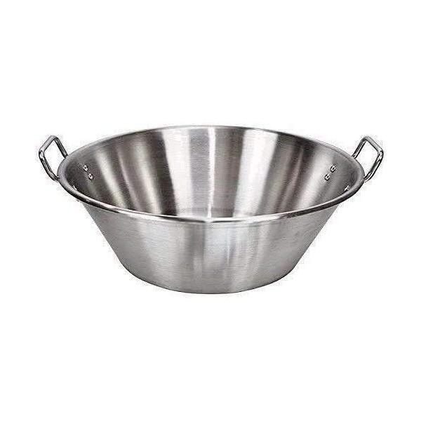 商品名:  Cazo Grande Para Carnitas Extra Large 20" inch 6.5" Height Stainless Steel Heavy Duty Acero Inoxidable Wok comal F...