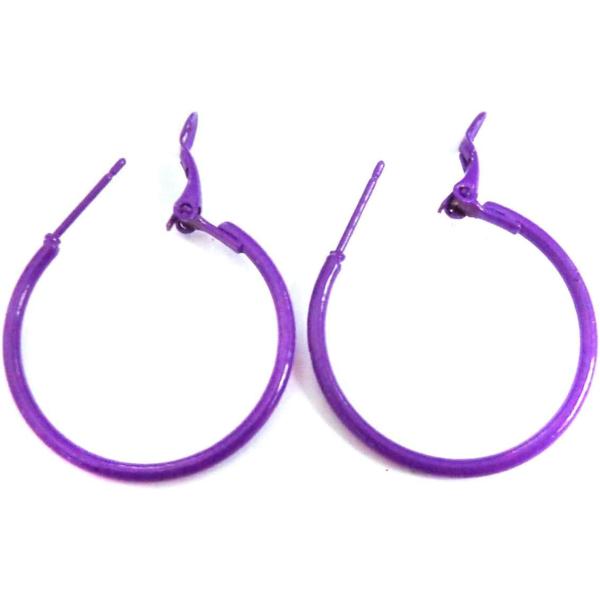 商品名パープルフープイヤリング 1.5インチ フープピアスPurple Hoop Earrings 1.5 inch Hoop Earringsブランド：Divas Diggables商品サイズ：高さ：1 cm横幅：7.1 cm奥行：8.5...