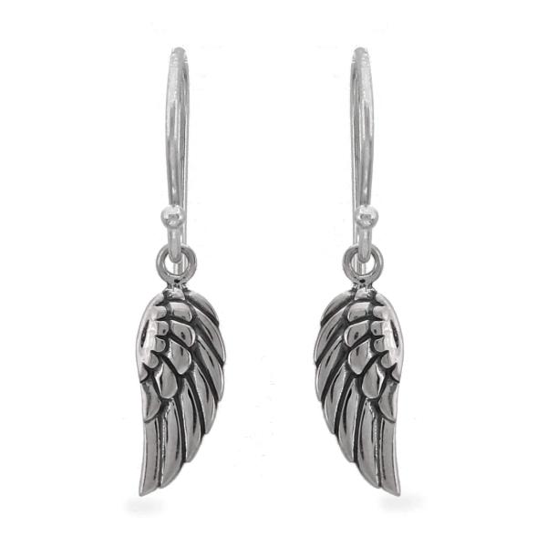 商品名: エンジェルウィングイヤリング スターリングシルバー, 金属, なし Angel Wing Earrings in Sterling Silverブランド: A Charmed Impression高さ: 2.54cm横幅: 8.8...
