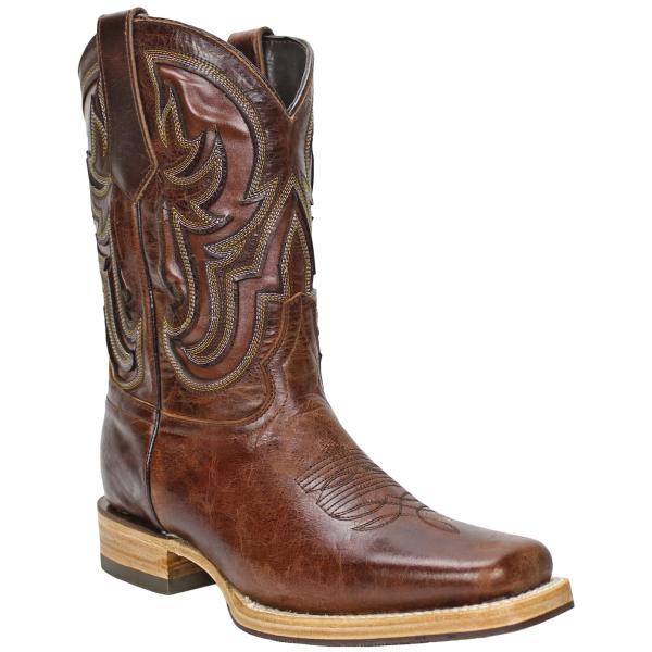 商品名:  Silverton Men's Ranch Genuine Leather Western Square Toe Red Brown Cowboy Boots (numeric_10)ブランド: Silverton商品サイズ: ...