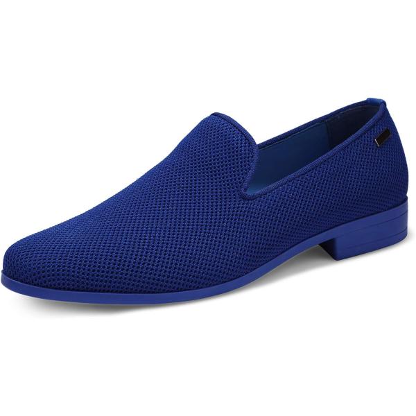 商品名UUBARIS Mens Loafers Dress Shoes Slip On Driving Shoes Church Formal Shoes Blue Size 6ブランド：UUBARIS商品サイズ：6高さ：11.3 cm横幅...