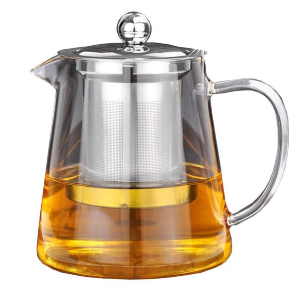 商品名:  CoreLife Glass Teapot with Infuser/Removable Steel Strainer Tea Maker Kettle for Loose Tea (24 oz.)ブランド: CoreLife高...