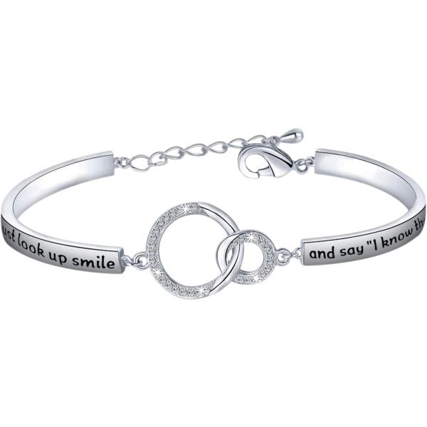 商品名PLITI in Memory of Bracelet メモリアルジュエリー お悔やみギフト 愛する人を忘れてしまったギフト Sometimes I Just Look Up Smile And Say I Know That Was...