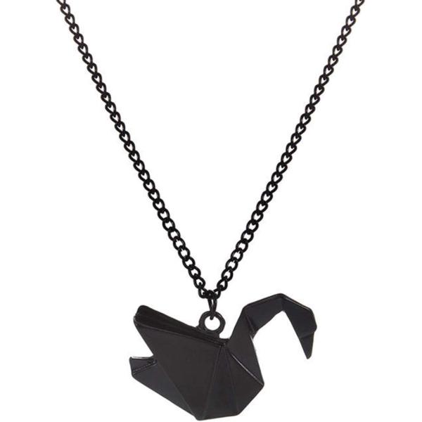 商品名Rubyyouhe8 Fashion Women Hollow Origami Cranes Swan Pendant Long Chain Necklace Jewelry Gift for Christmas Mother's D...