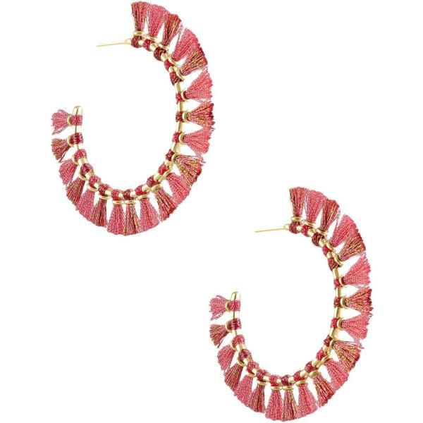 商品名Kendra Scott Evie フープイヤリング, One Size, 金属Kendra Scott Evie Hoop Earrings Gold Pink One Sizeブランド：Kendra Scott商品サイズ：One ...