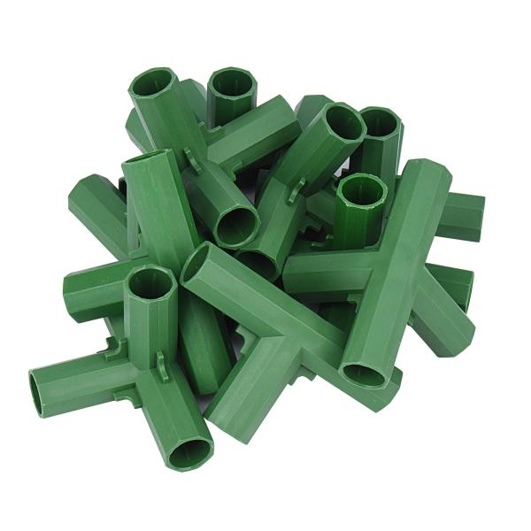 商品名:  Otzoan 10pcs Greenhouse Frame Connectors, PVC Fittings Greenhouse Bracket Joint Connectors Stably Support Heavy Du...