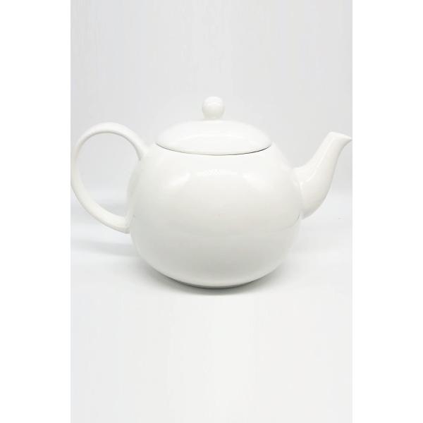 商品名: 磁器ティーポット インフューザー付き 40オンス Furmaware 40oz Porcelain Teapot for Brewing Your Favorite Blooming and Loose Leaf Tea. Eas...