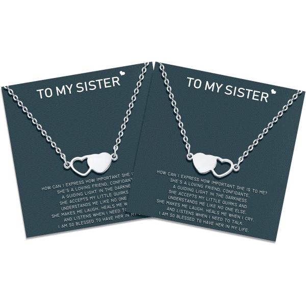 商品名UNGENT THEM Sisters ネックレス 親友 友情 ハート マッチングネックレス 2/3/4 レディース ガールズ, 金属UNGENT THEM Sister Necklaces for 2 Big Little Sist...