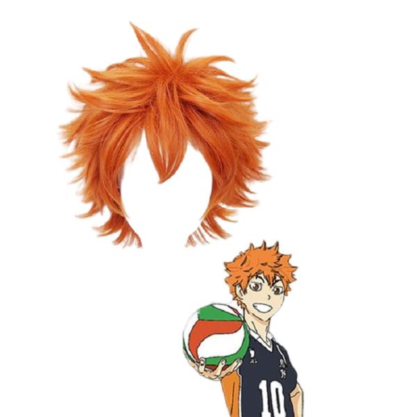 商品名:  BEAUTY FLAG Short Orange Hinata Shoyo Cosplay Wigs for Haikyuu Costume Anime Harajuku Synthetic Hair Wig for Party...