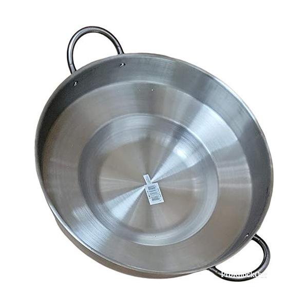 商品名:  ROY Large Mexican Style Wok Comal Cazo Griddle Fryer Chicharron Deep Fry Pan Stainless Steel For Carnitas Panza Ab...
