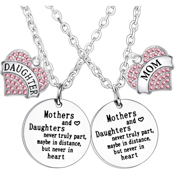 商品名BESPMOSP 母娘ネックレス 母と娘への誕生日ギフト 母と娘 Never Truly Partネックレス 母へのギフトBESPMOSP Mom Daughter Necklace Mother's day Gifts Birthd...