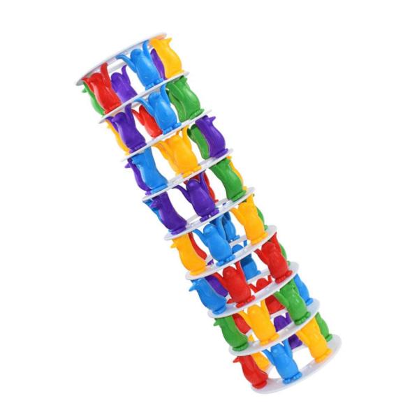 商品名:  TOYANDONA Educational Plaything Penguin Building Block Toy Penguin Stacking Tower Creative Stacking Toys Fine Moto...