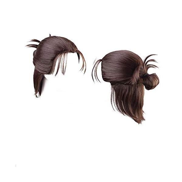 商品名:  PWEINCY Tied-back Eren Jaeger Yeager Cosplay Wig Dark Brown for Men Boys Halloween Costume Partyブランド: PWEINCY商品サイズ...