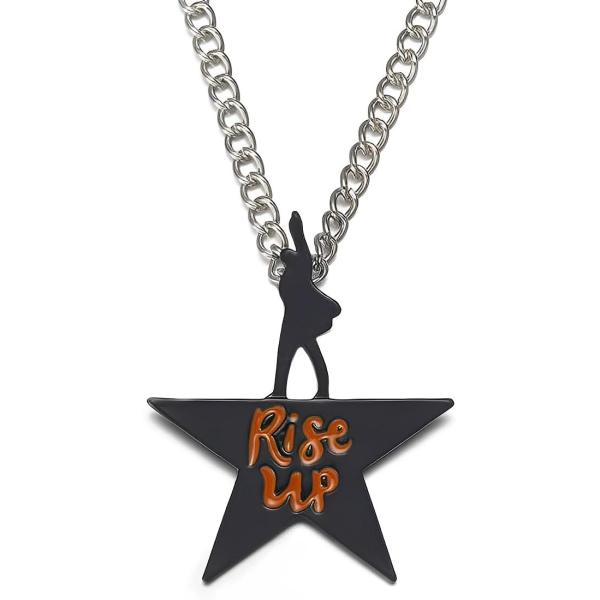 商品名: Blingsoul スターミュージカルペンダントネックレス 男女兼用 Blingsoul Star Necklace Hamiltn Musical Merchandise Pendant Rise-Up Black Star F...