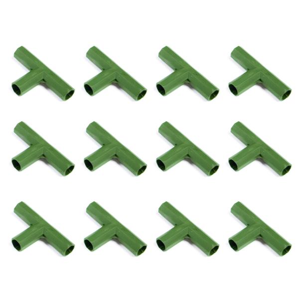 商品名:  Plcnn 24Pcs Greenhouse Joint Connectors, 11mm Plant Stakes Connector Gardening Plastic Bracket Pipe Parts for Plan...