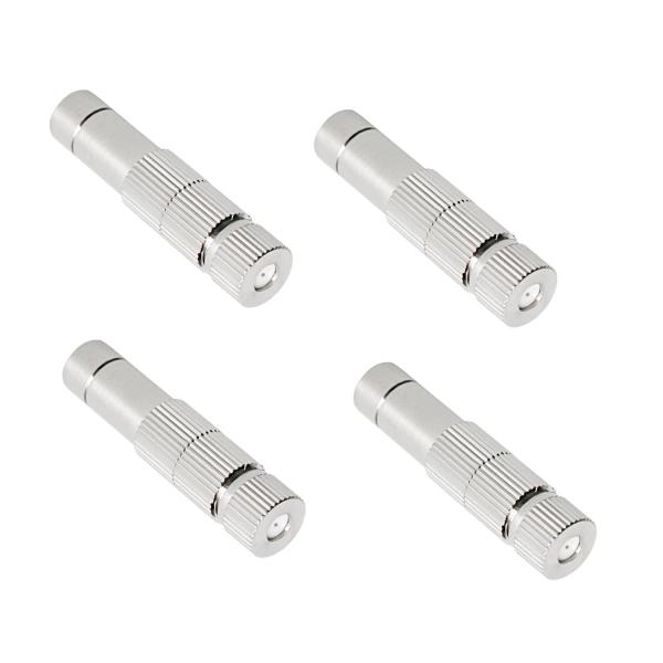 商品名: Aopin 8mm ミストノズル 銅 調節可能 水流 クイックコネクター 0.6mm / 0.024インチ オリフィス 噴霧霧器 ノズル 屋外冷却 ガーデン灌漑 噴水 温室 4個 Aopin 8mm Misting Nozzles...