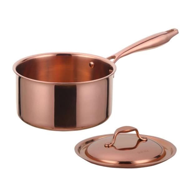 商品名:  Color ME! 18/8 Stainless Steel Saucepan with Lid Color Me 2.5 Quart Saucepan Nonstick Sauce Pan Small Pots for Coo...