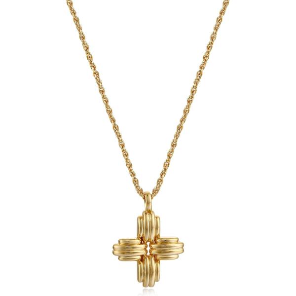商品名FRUMOS Dainty Layered Choker Necklace18K Real Gold Plated Y Pendant Necklace Multilayer Long Adjustable Choker cross ...