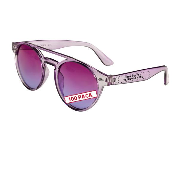 商品名:  DISCOUNT PROMOS Personalized Cosmic Stellar Round Sunglasses - 10 pack - Sunglasses - Customizable Text, Logo - Pu...