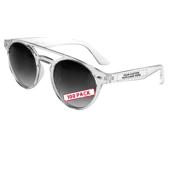 商品名:  DISCOUNT PROMOS Personalized Cosmic Stellar Round Sunglasses - 100 pack - Sunglasses - Customizable Text, Logo - C...